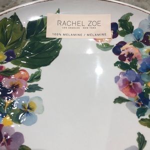 Rachel Zoe | Dining | Rachel Zoe Melamine Spring Pansy Dinner Plates 4 ...